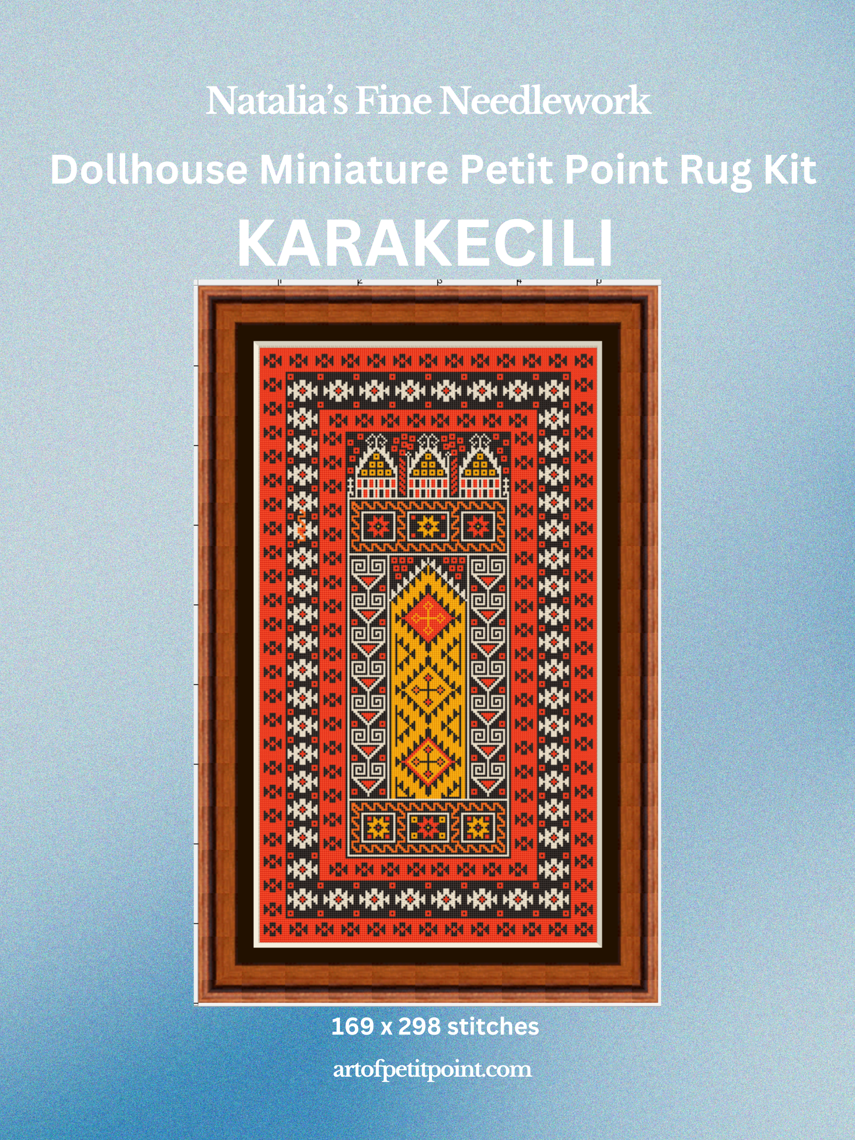 Karakecili Miniature Rug Petit Point kit
